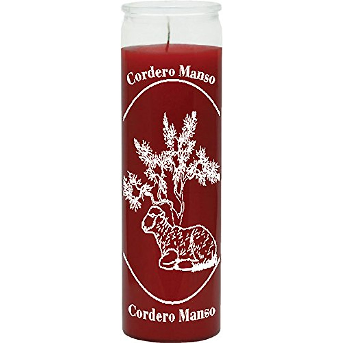 INDIO Calming Red Candle - Silkscreen 1 Color 7 Day
