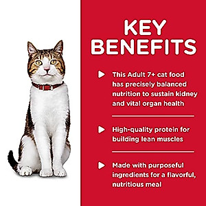 Hill's Science Diet Wet Cat Food, Adult 7+ for Senior Cats, Savory Turkey Recipe, 2.9 oz Cans, 24 Pack