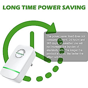 Energy Saver Household Power Saver Electricity Saving Box 90V-250V Household Office Market Device Electric Smart US Plug 30KW (White)
