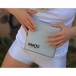 The Kandu Mashbox - is the first-ever wearable drum shaker,small Cajon designed to meet the needs of every percussionist-natural (Light Blue)