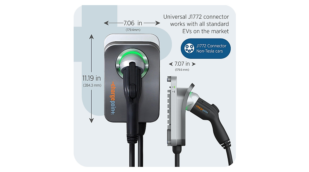 ChargePoint Home Flex EV Charger - Fast Level 2 Charging & WiFi Control