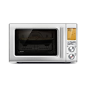 Breville Combi Wave 3-in-1 Microwave, Air Fryer, and Toaster Oven, Brushed Stainless Steel, BMO870BSS1BUC1