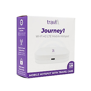 TravlFi Journey1 LTE RV WiFi Hotspot | RV Internet with Multiple Networks, Pay As You Go and No Contracts | Portable Internet for Travel, Motorhomes and Campers
