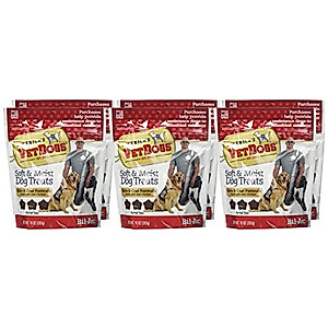 Bil-Jac (6 Pack) America's Vet Dogs Skin and Coat Dog Treats, 10 Ounces Each