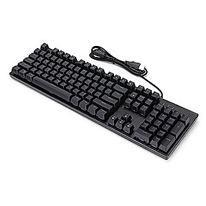 ciciglow 104 Keys USB Gaming Keyboard, Wired Gaming Keyboards with RGB Backlit, Mechanical Keyboard with Multiple Key for PC Gamers Laptop Desktop Work