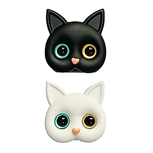 ARFUKA Phone Ring Holder Universal Phone Grip Collapsible Cat Mirror Phone Grip and Phone Stand for Phones and Tablets Pack of 2