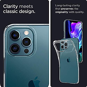 Spigen Liquid Crystal Designed for iPhone 12 Pro Max Case (2020.) - Crystal Clear