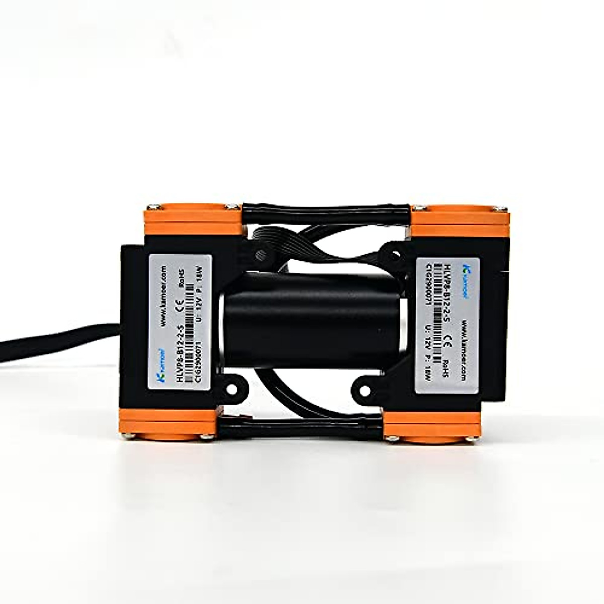 Small Double Head Vacuum Pump 12V DC brushless Motor Kamoer HLVP8-2 Micro Diaphragm Pump air Compressor high Flow≥360L/H Series Connection (12V)