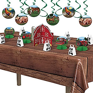 Beistle 2 Piece Disposable Plastic Wooden Print Tablecovers For Western Theme Birthday Party Pirate Tableware Decorations