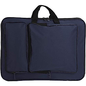 TINAYAUE A3 Art Portfolio Carry Bag Water-Resistant Art Work Portfolio Tote Drawing Board Bag Portable Student Painting Sketch Pad Storage Bag Art Portfolio Backpack for Packing Palette Paints