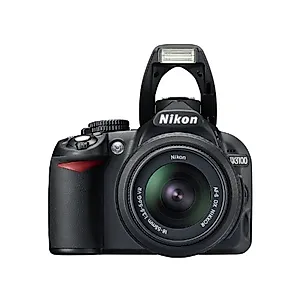 Nikon D3100 14.2MP DX-Format Digital SLR Camera Kit with 18-55mm f/3.5-5.6 VR Lens - (Black) [International Version]