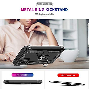 LeYi for Moto G Stylus Case, Moto G Stylus 2021 Case with 2 Tempered Glass Screen Protector, Military Grade Phone Case with Kickstand for Motorola G Stylus 2021 [Not Fit 5G/2020], Black