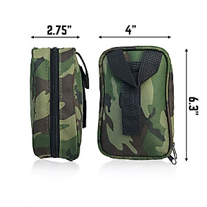 Dog First Aid Kit with Thermometer and Emergency Blanket - Puppy Kit - Pet Safety Supplies for Camping, Walks, Cycling, Car, Hikes - Treat cuts and scrapes