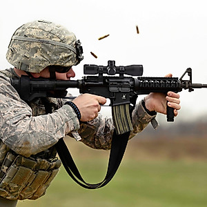 SOROVEE 4x32 Compact Rifle Scope,Airsoft Scope Crosshair Optics,Hunting Gun Scopes with 20mm Free Mounts,Ajustable Diopter,Windage and Elevation