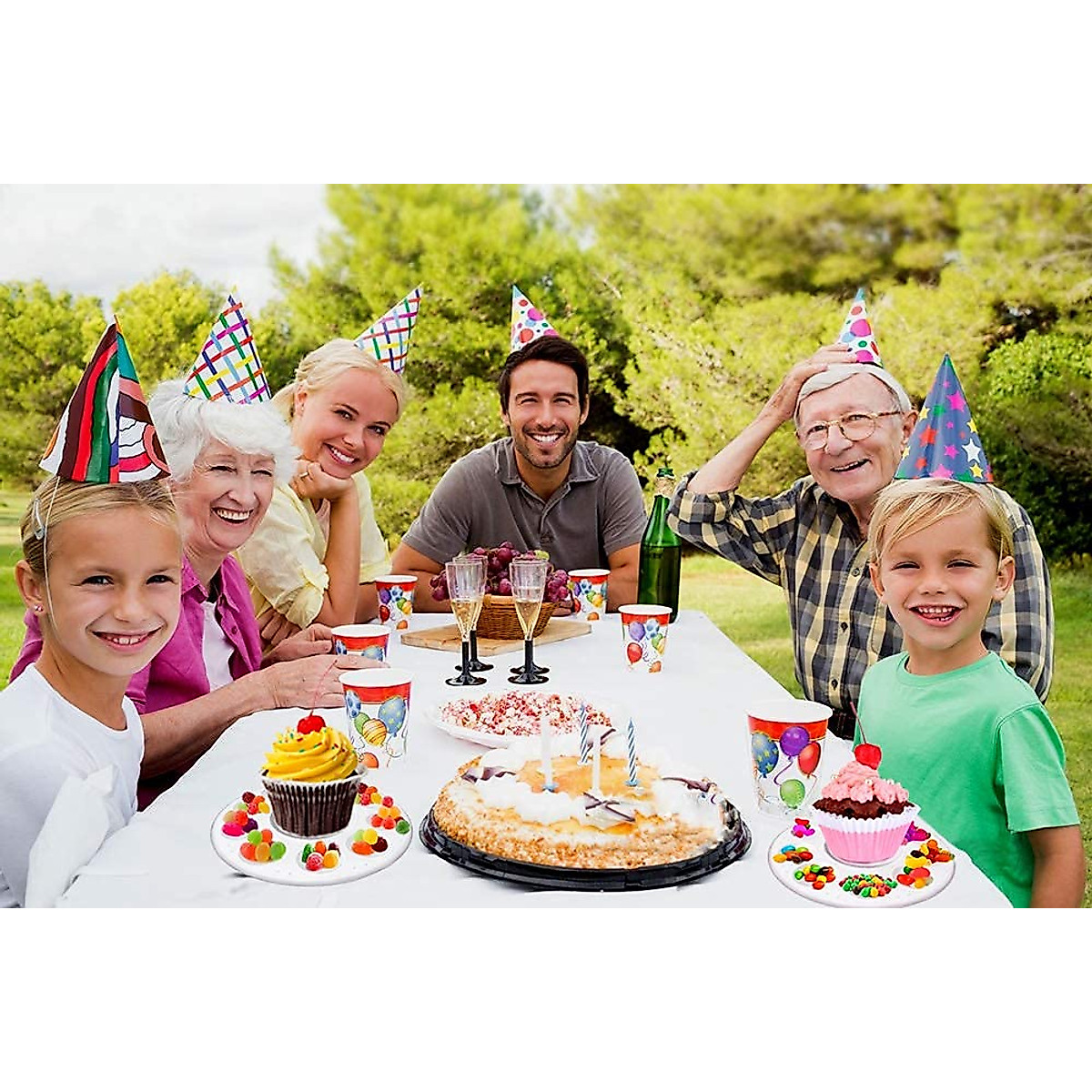 WNATN Paint Tray Palettes, Plastic White Palettes for Kids & Students,Paint Tray for Art Class ,Craft DIY or Have a Birthday Painting Party-8pcs