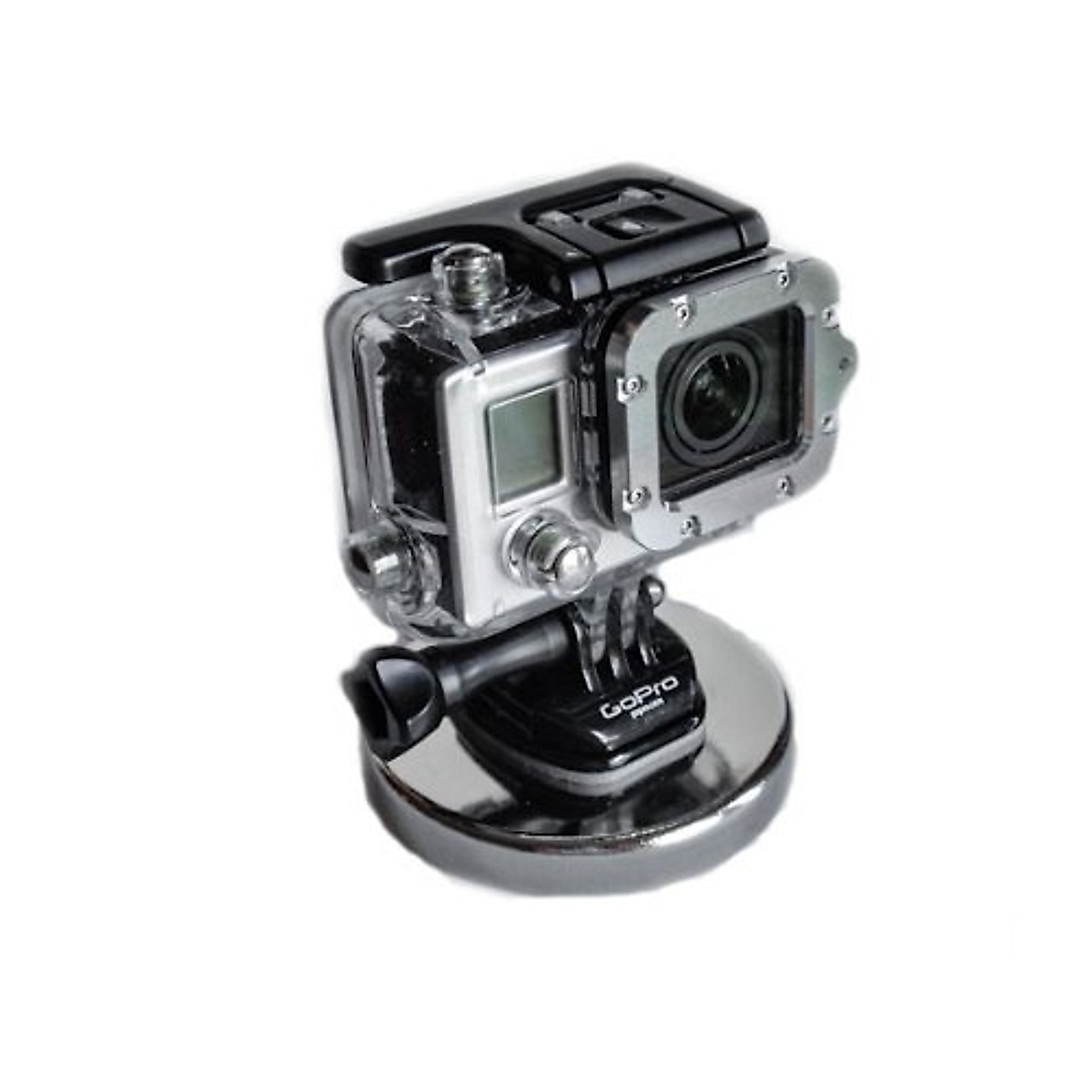 The Accessory Pro® Magnetic Mount and Steel Safety Cable Compatible with All GoPro® Cameras - 100+ mph Speed