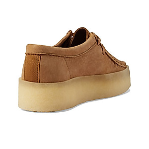 Clarks Women's Wallabee Cup Loafer Tan Nubuck 9.5