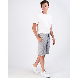 Real Essentials Mens Dry Fit Shorts Dri Active Wear Short Men Athletic Performance Basketball 9 Inch Inseam Sweat Tennis Soccer Running Essentials Gym Casual Workout Sports, Set 5, M, Pack of 5