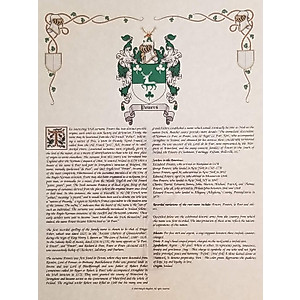 Mr Sweets Fiocchi Coat of Arms, Crest & History 8.5x11 Print - Name Meaning, Genealogy, Family Tree Aid, Ancestry, Ancestors, Namesakes - Surname Origin: Italian Italy