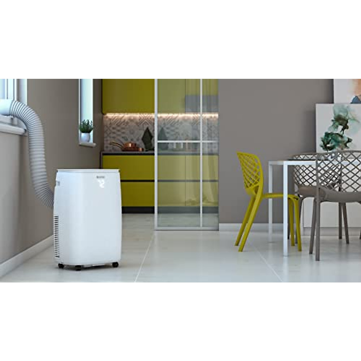 Dolceclima Fresco Smart WiFi Portable Air Conditioner by Olimpia Splendid - Efficient, Flexible Cooling Solution with Unique Italian Design, Environmentally Friendly - 12,000 BTU