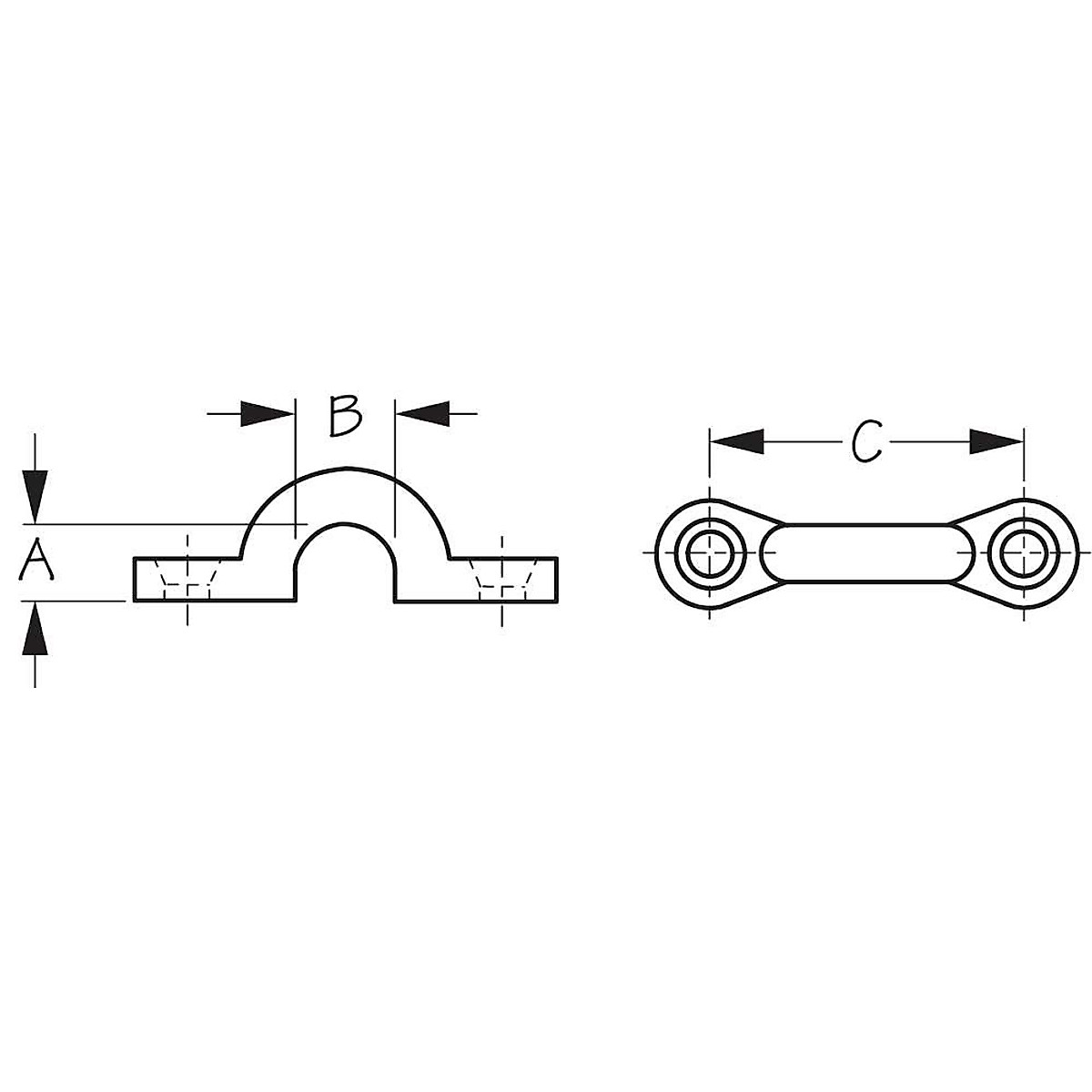 Sea-Lect Designs Pad Eye Kit (Bolt/Nut Mount)