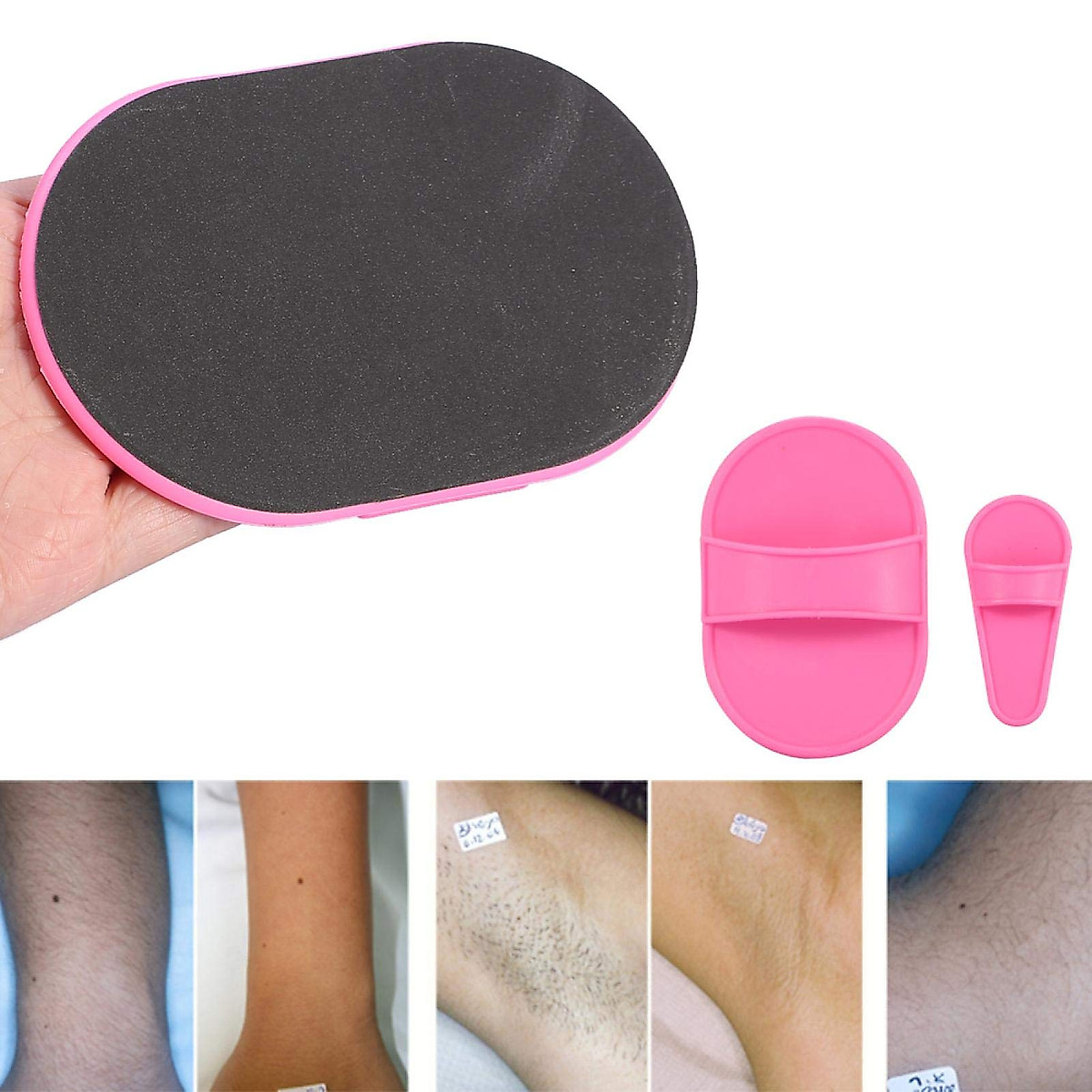 Hair Removal Sponge New Portable Body Depilation,Refill Pads for Hair Remover Buffer,Depilatory Sanding Device Hair,Physical Hair Removal Tool Depilation Tool