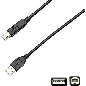 USB B MIDI Cable Compatible with M-Audio Oxygen 25/Keystation 49 MK3/61 MK3/88 MK3/Mini 32 MK3,Native Instruments Maschine Mikro Mk3,Komplete Kontrol M32 A61 Controller Keyboard USB Cable 10 Feet