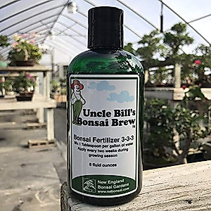 Uncle Bill's Liquid Bonsai Fertilizer - Specially Formulated Bonsai Food for Vibrant Growth, Easy to Use, Trusted by Enthusiasts, 8 Ounces