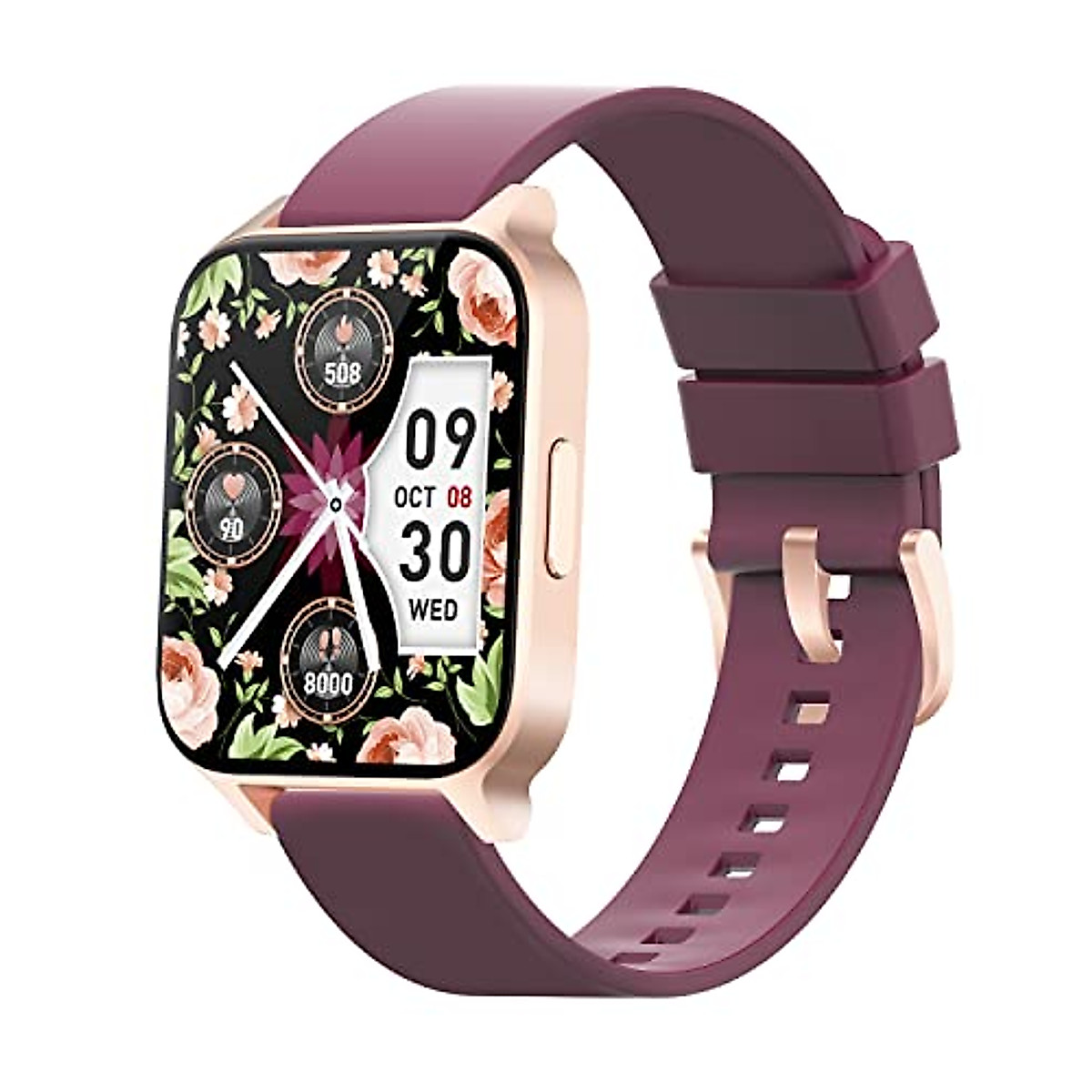 Cloudpoem Smart Watches for Women Men IP68 Waterproof, Smartwatch Compatible with iPhone Android Phones, Reloj para Mujer Hombre Fitness Tracker with Heart Rate Monitor Call/Message Notice Purple