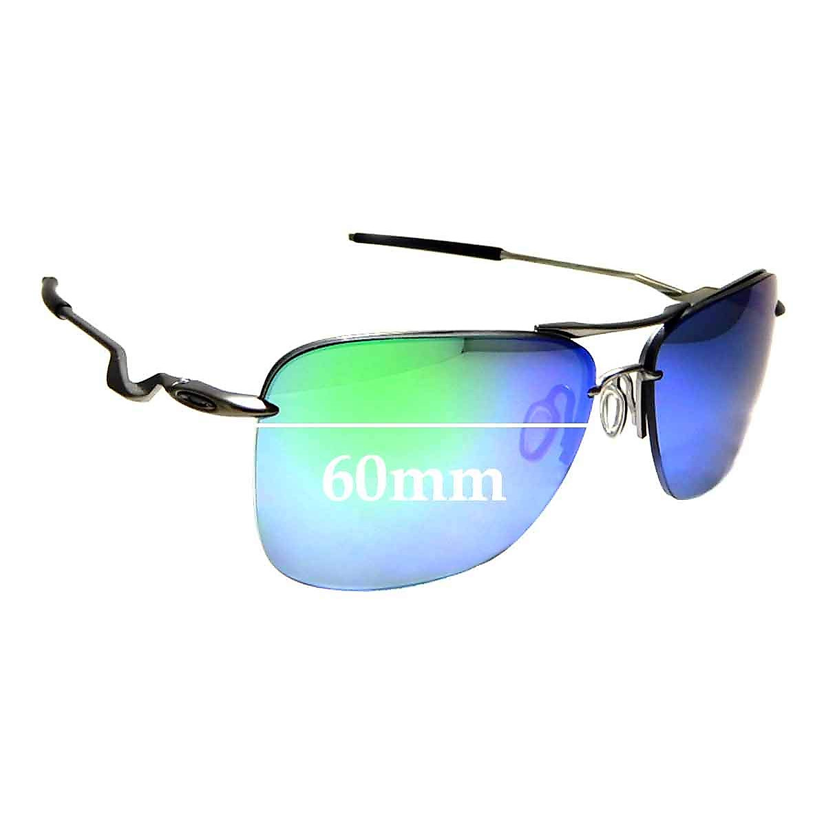 Sunglass Fix Replacement Sunglass Lenses Compatible for Oakley Tailhook OO4087 60mm (Polarized Black Gradient Hardcoat Pair-SFxUltra)