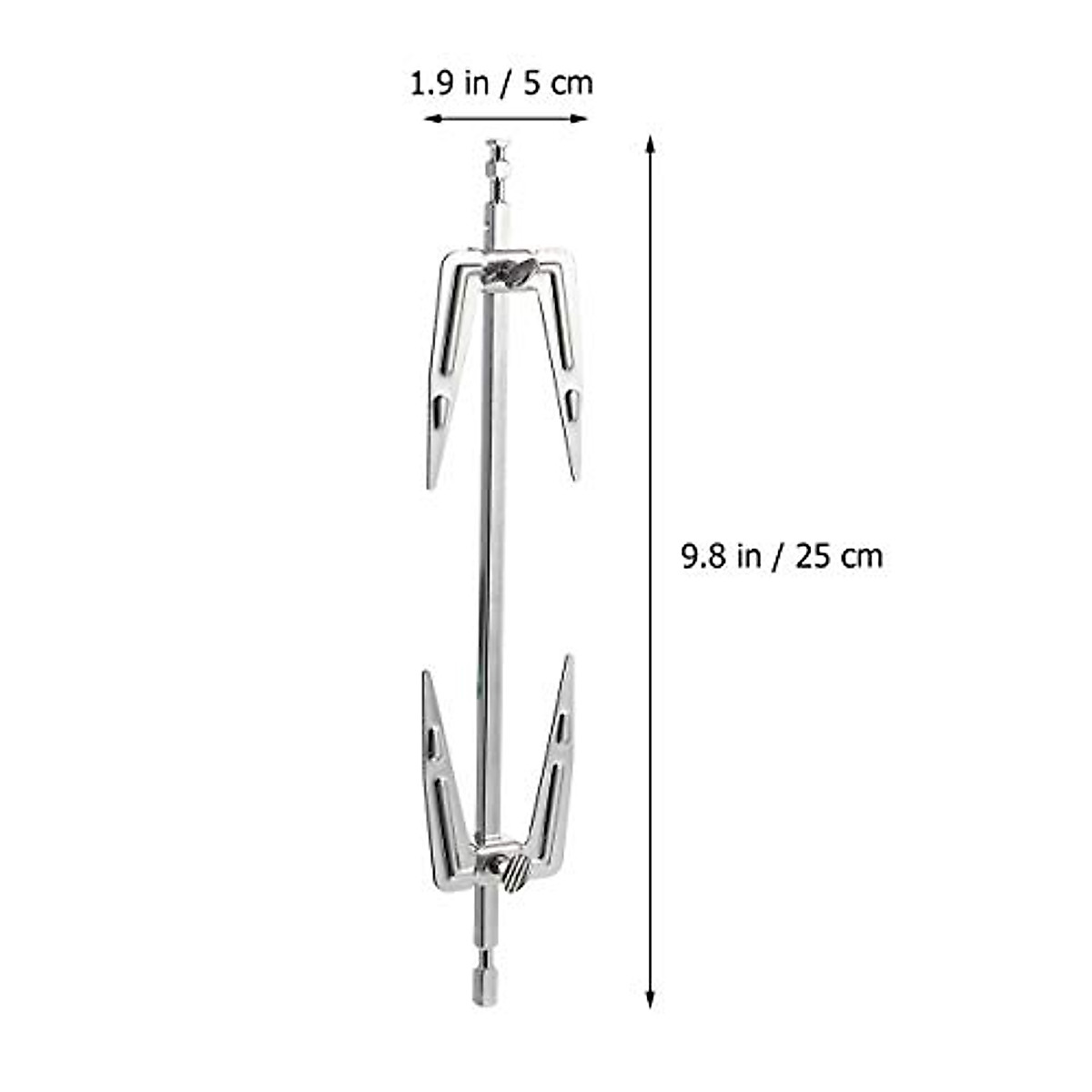 DOITOOL Grill Roaster Rotisserie Stainles Steel Air Fryer Fork, Air Fryer Accessories Replacement Parts, Roast Chicken Fork Fish Meat Grilling Fork for BBQ Home Kitchen Outdoor Rotisserie