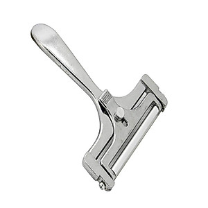 1 Pcs Silver Stainless Steel Wire Cheese Slicer Heavy Duty Adjustable Thickness Cheese Cutter Cheese Knife Kitchen Cooking Tool