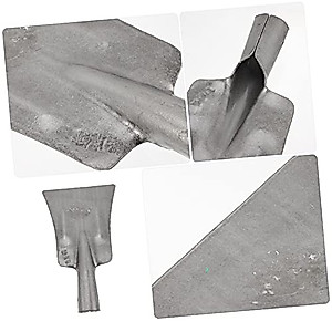 Happyyami Home Tools 2pcs Household Ice Steel Cleaning Removing Remover Road Shovel Outdoor Replaceable Tool Manganese Scraper Deicing Snow Thickened Metal Breaking Sidewalk Removal