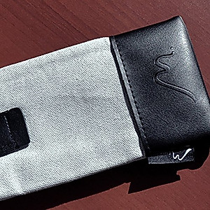 Sunglasses Backpack Pouch by Metier Life (Black/Grey)