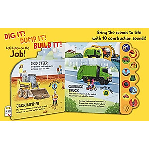 Dig It! Dump It! Build It! 10-Button Sound Book for Little Construction Lovers, Ages 2-7