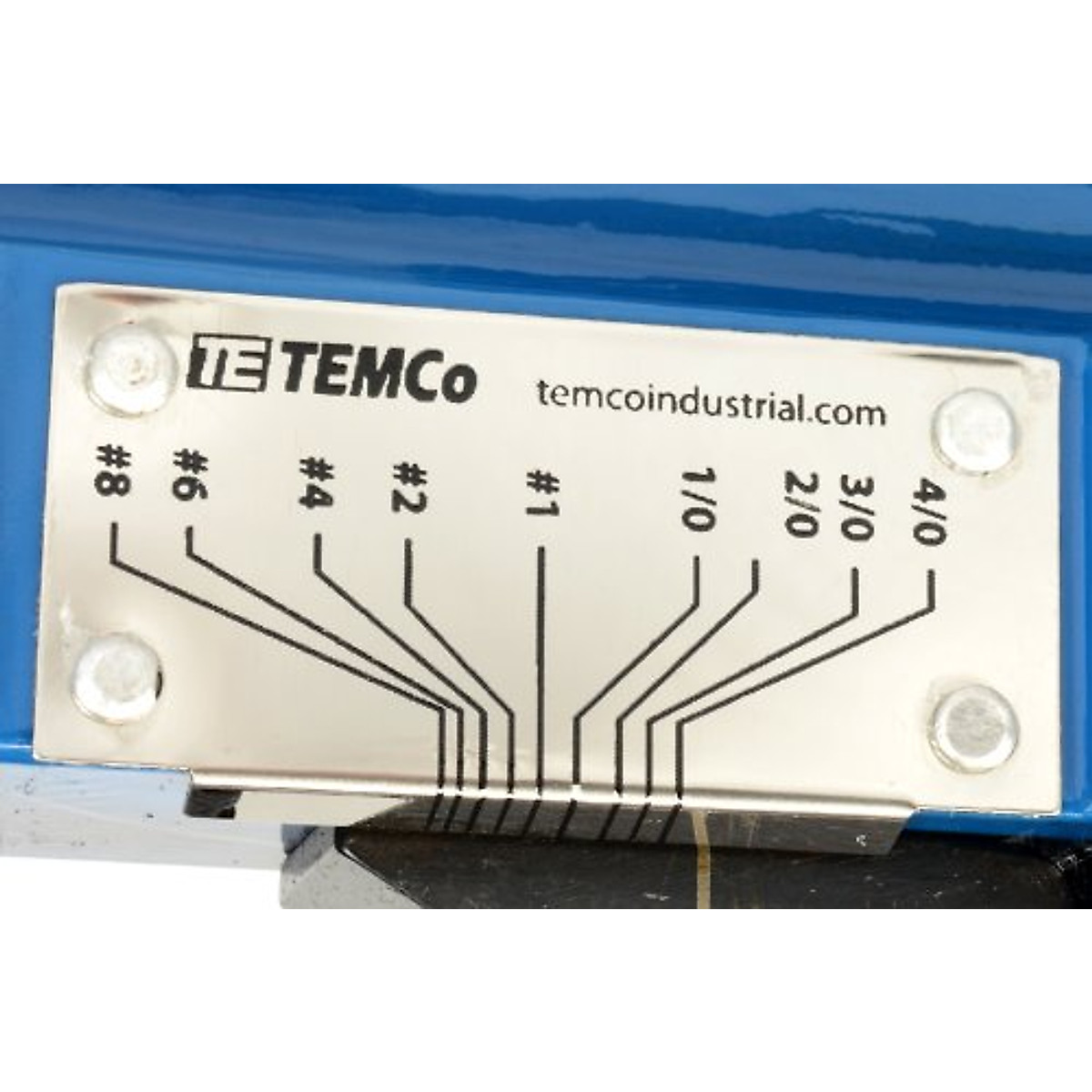 TEMCo Lug Crimper Tool TH0012-8 AWG - 0000 AWG(4/0) DIELESS Indent Electrical Battery Terminal Cable Wire 5 YEAR WARRANTY
