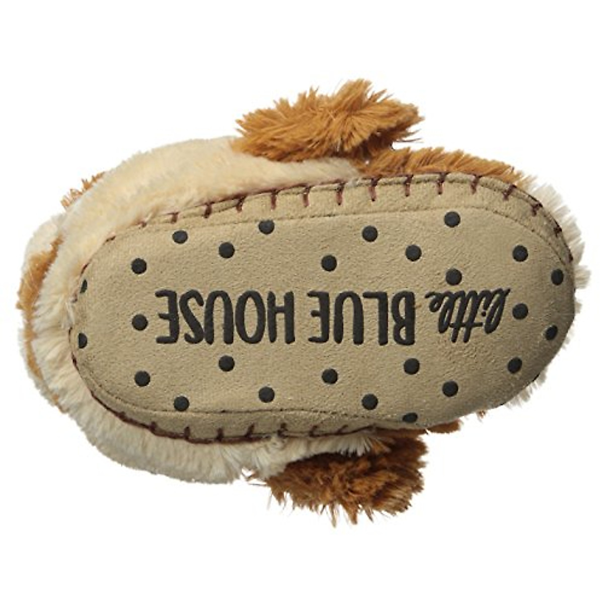 Little Blue House by Hatley unisex child Hi-top Slouch Animal Slipper Sock, Puppy, Small 5 - 7 US