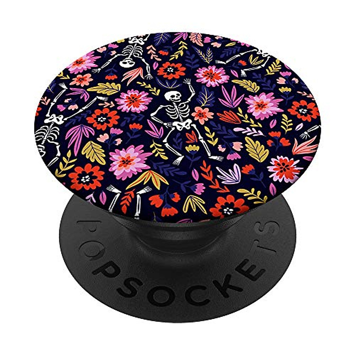 Floral Skeleton Aztec PopSockets PopGrip: Swappable Grip for Phones & Tablets