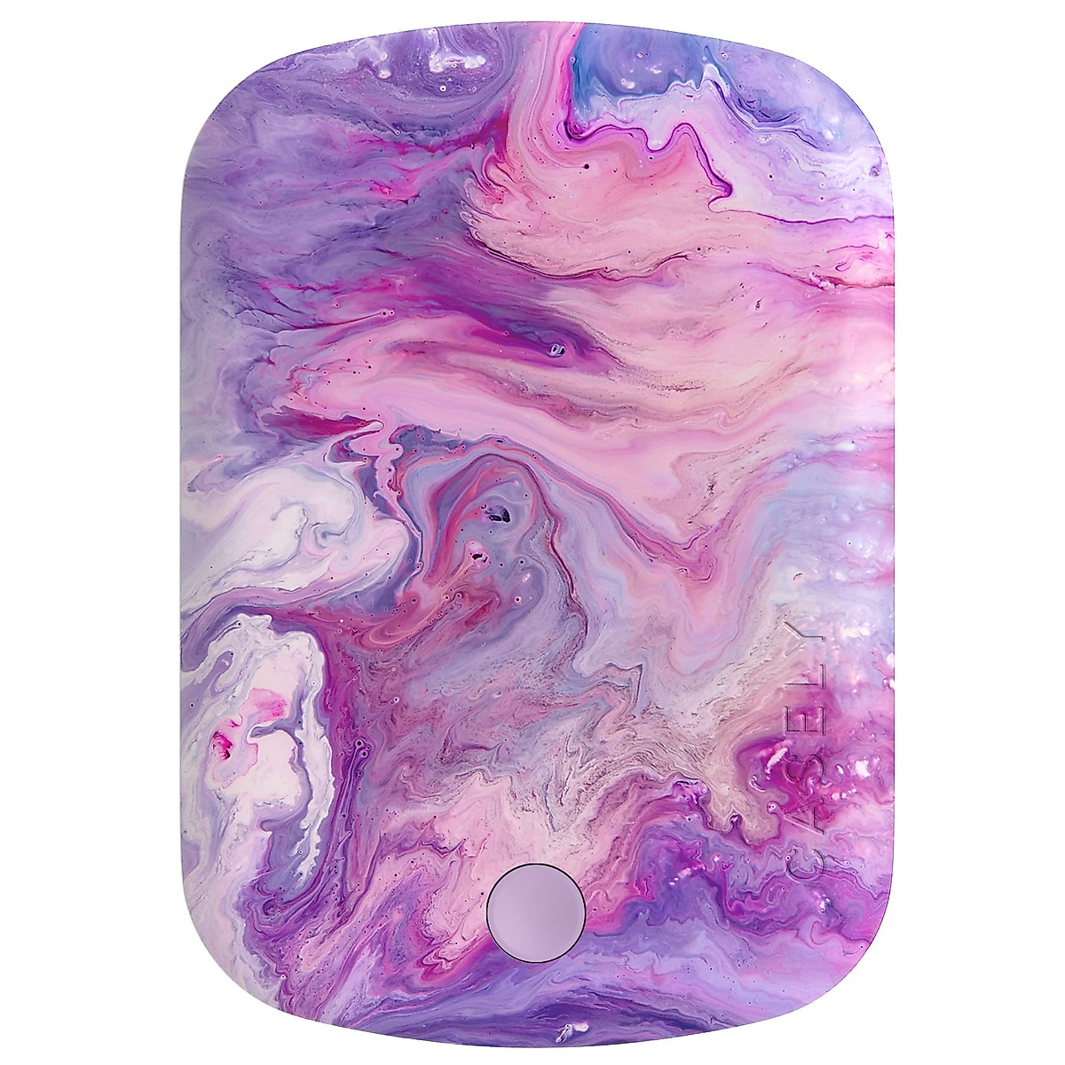 Casely Power Pod | MagSafe Compatible Battery Pack | Tie Dying Over You Purple Marble Power Pod (5,000 mAh)