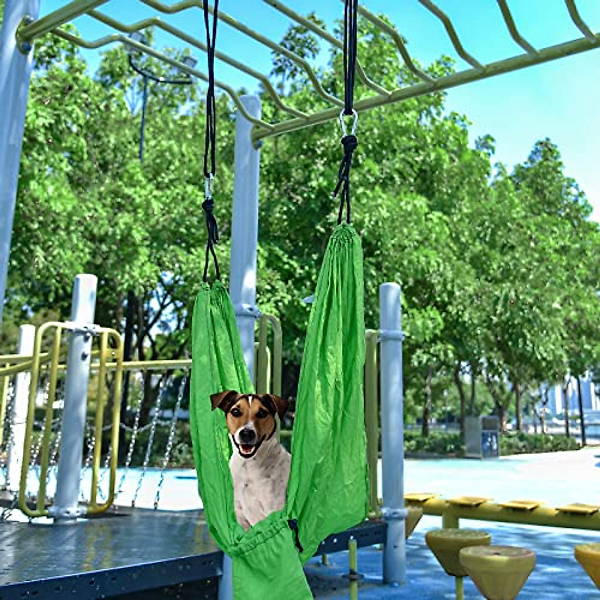 Collapsible Swing Therapy Swing for Boys or Girls with Special Needs Cuddle Swing Indoor Outdoor Kids Swing (Green)