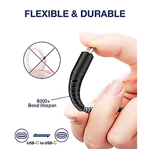 Long USB C to USB C Cable 10FT 2Pack Charger Cord for Samsung Galaxy S23/S22 Plus/S22 Ultra/S21/S23+/S22 Ultra/S20 FE 5G,Note 10/20/20 Ultra,Z Flip 3 4,Fold 3 4,Pixel 6 7 Pro,60W Fast Charge Charging