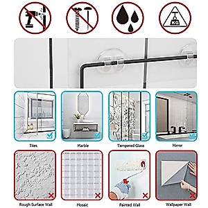 Top Taste 3-Pack Shower Caddy Shelf Organizer Rack with Soap Dish Holder,No Drilling Traceless Adhesive Black Shower Wall Shelves with Hooks, Wall Mount Shower Storage Organization Accessories