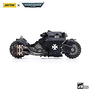 JoyToy 1/18 Warhammer 40,000 Space Marines Black Templars Outriders Motorcycle