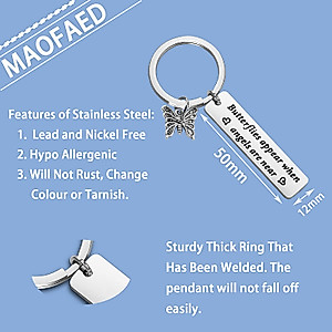 MAOFAED Butterfly Gift Butterfly Memorial Gift Butterfly Lover Gift Butterflies Appear When Angels are Near