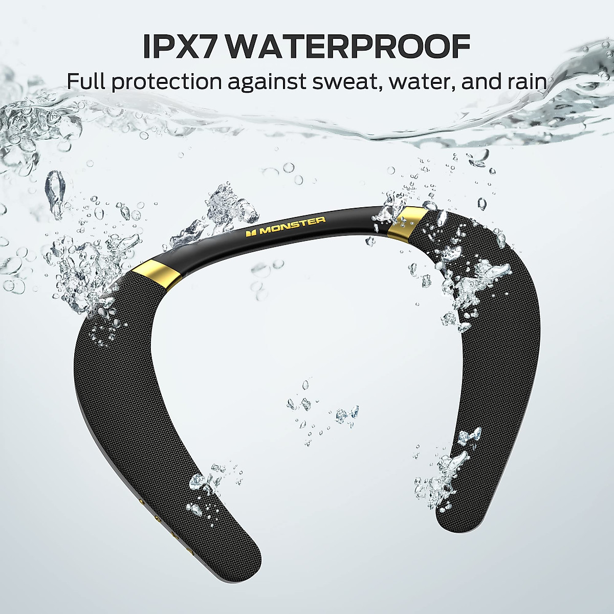 Monster Boomerang Neck Speaker Bluetooth Wireless