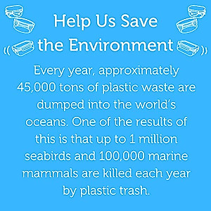 Wean Bowls Glass Food Storage Garden Pack - Pack of Four (4), 5.4 oz round containers Blue, Orange, Green, Grape