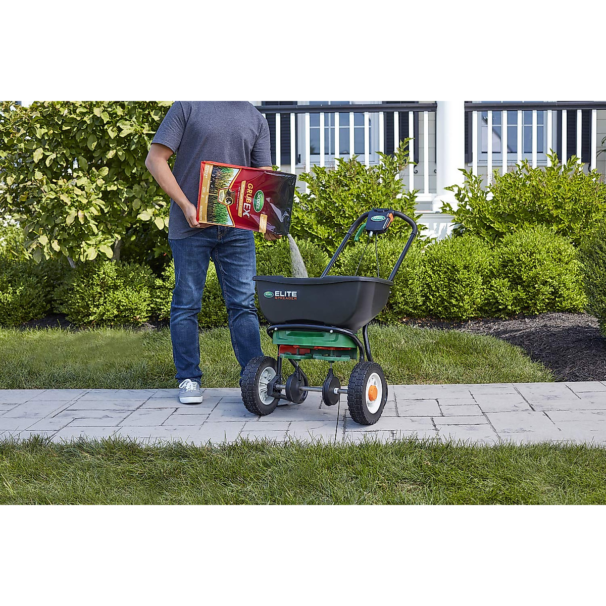 Scotts GrubEx1 Season Long Grub Killer Protects Lawns Up to 4 Months, 5,000 sq. ft., 14.35 lbs. (2-Pack)