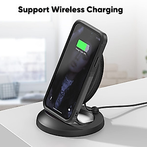 MAXCURY Black Case Designed for iPhone XR Phone, Slim Full Body Protection 2 in 1 Heavy Duty Shock Absorption Case Cover for iPhone XR 6.1 inch Not Built in Screen Protector (Black)