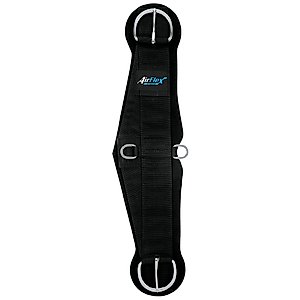 Weaver Leather AirFlex Roper Cinch Black, 28"