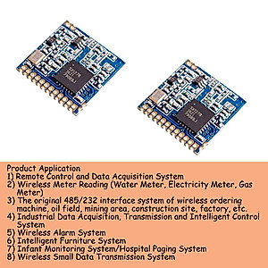 Comimark 2Pcs LoRa SX1278 Long Range RF Wireless Power Mental Module SX1276 5Km for Arduino